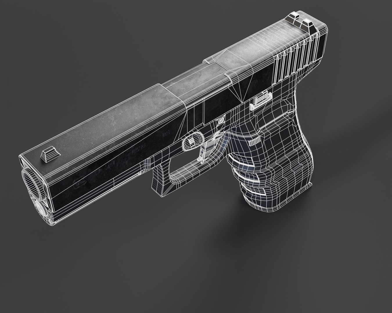 3D Glock 17 - TurboSquid 2355034