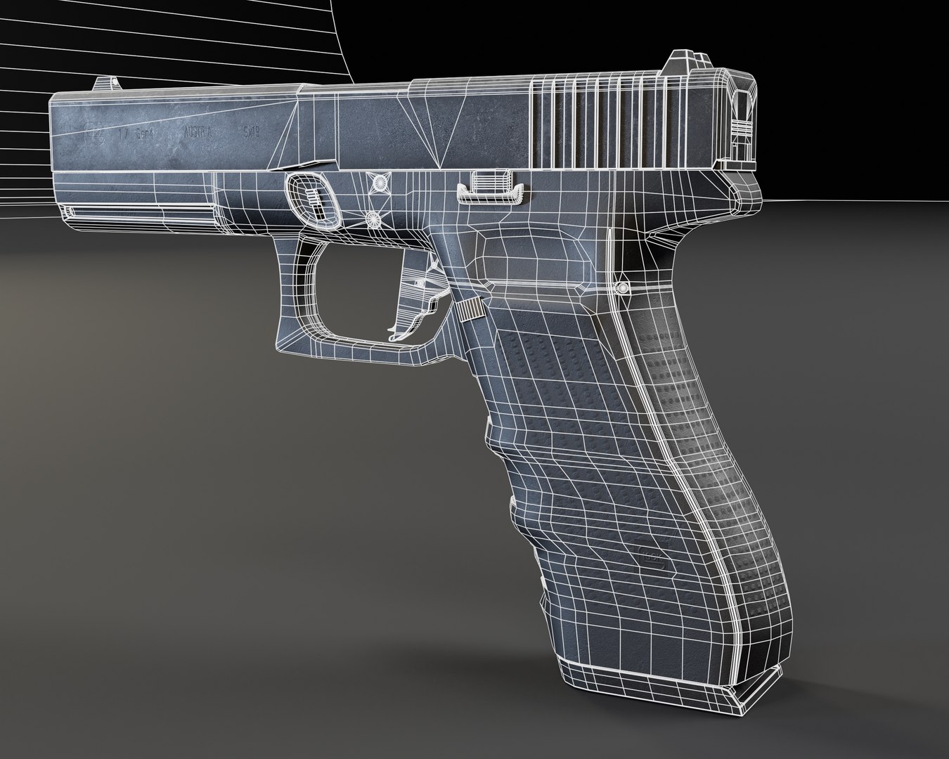3D Glock 17 - TurboSquid 2355034