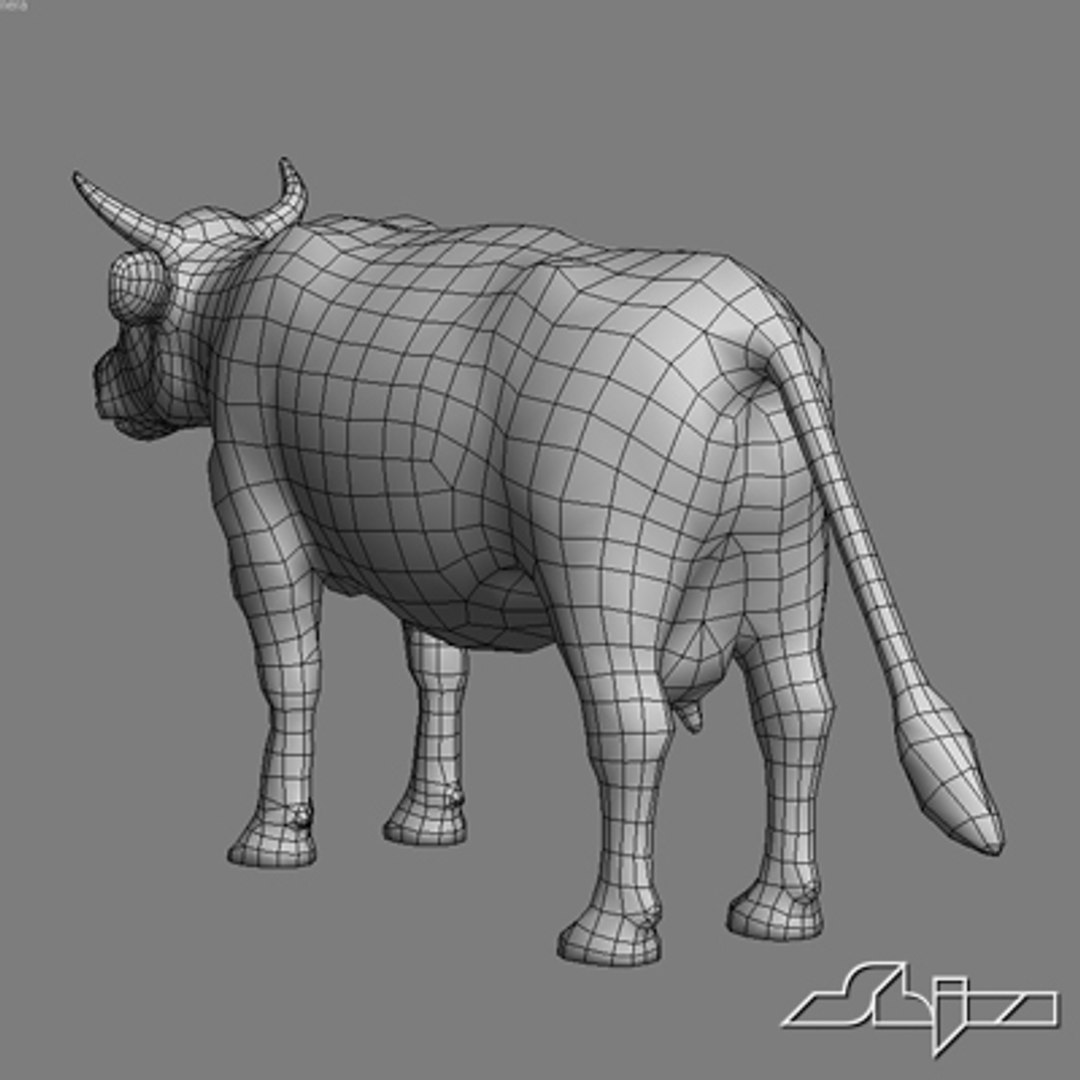 3d Cow Model