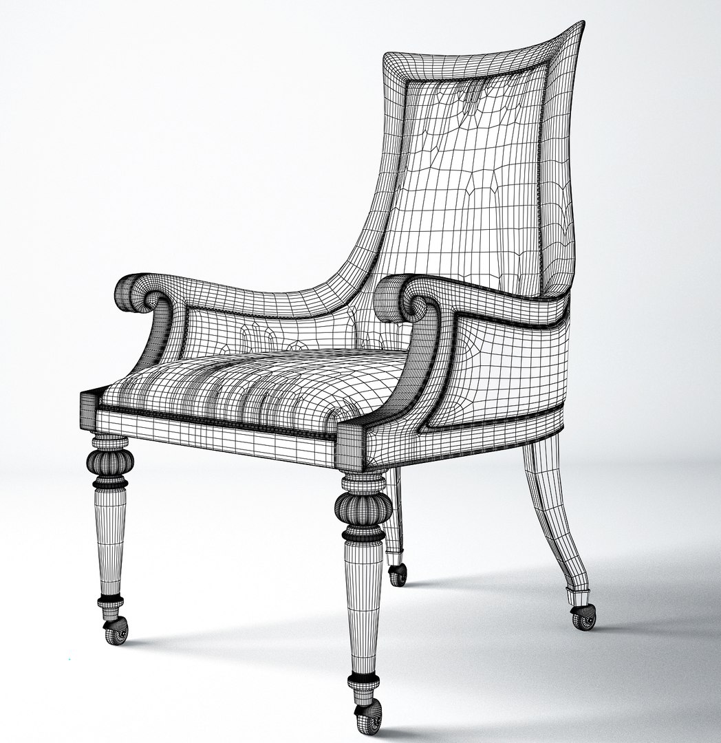 thomasville hemingway chair 3d max