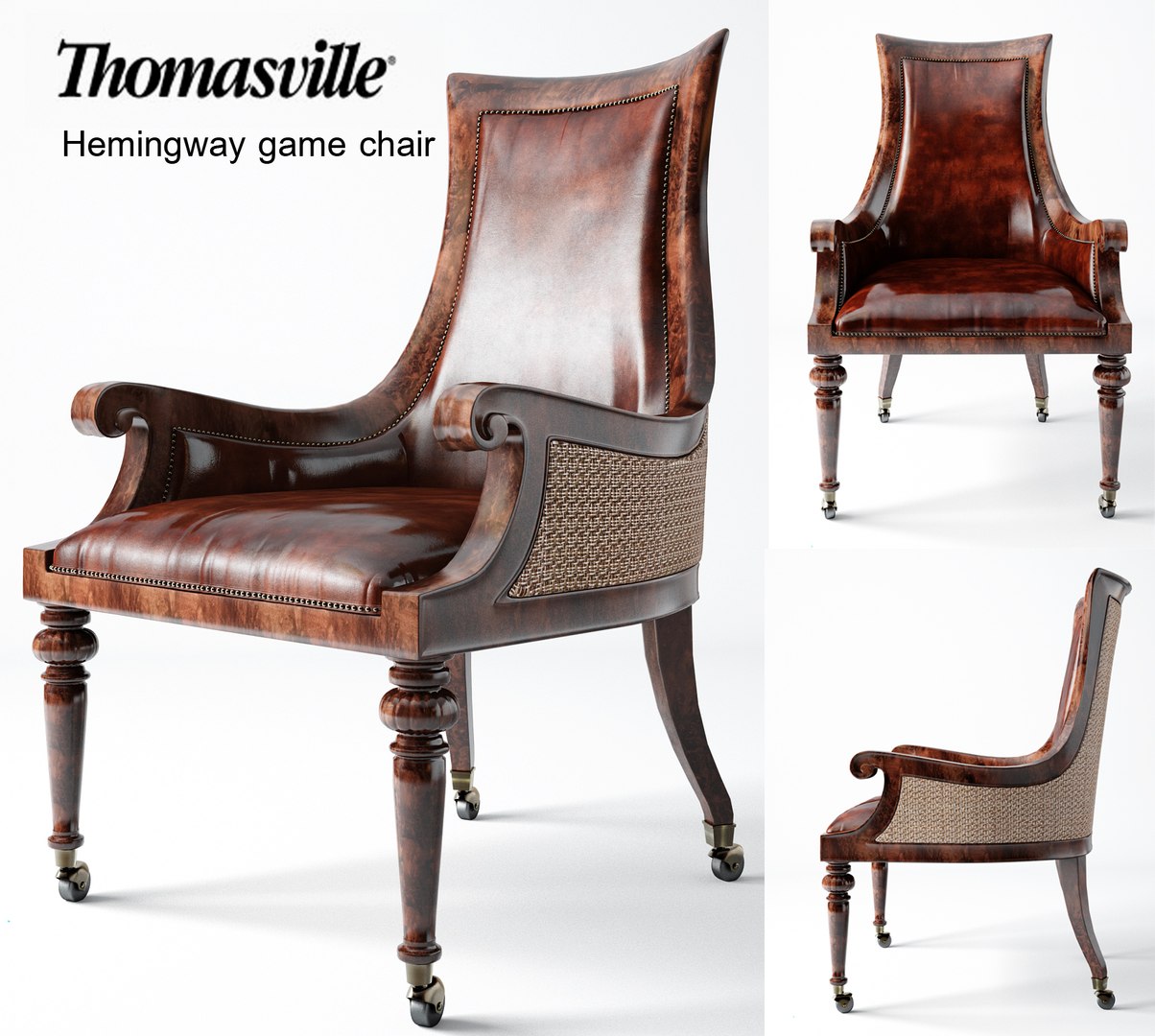 thomasville hemingway chair 3d max