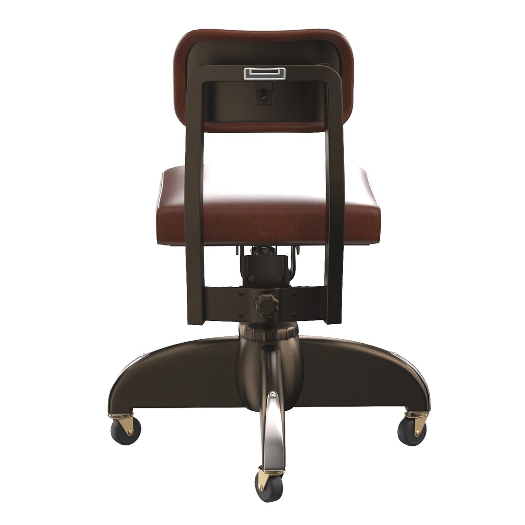 Industrial Swivel Desk Office Task Chair By Harter Model - TurboSquid ...