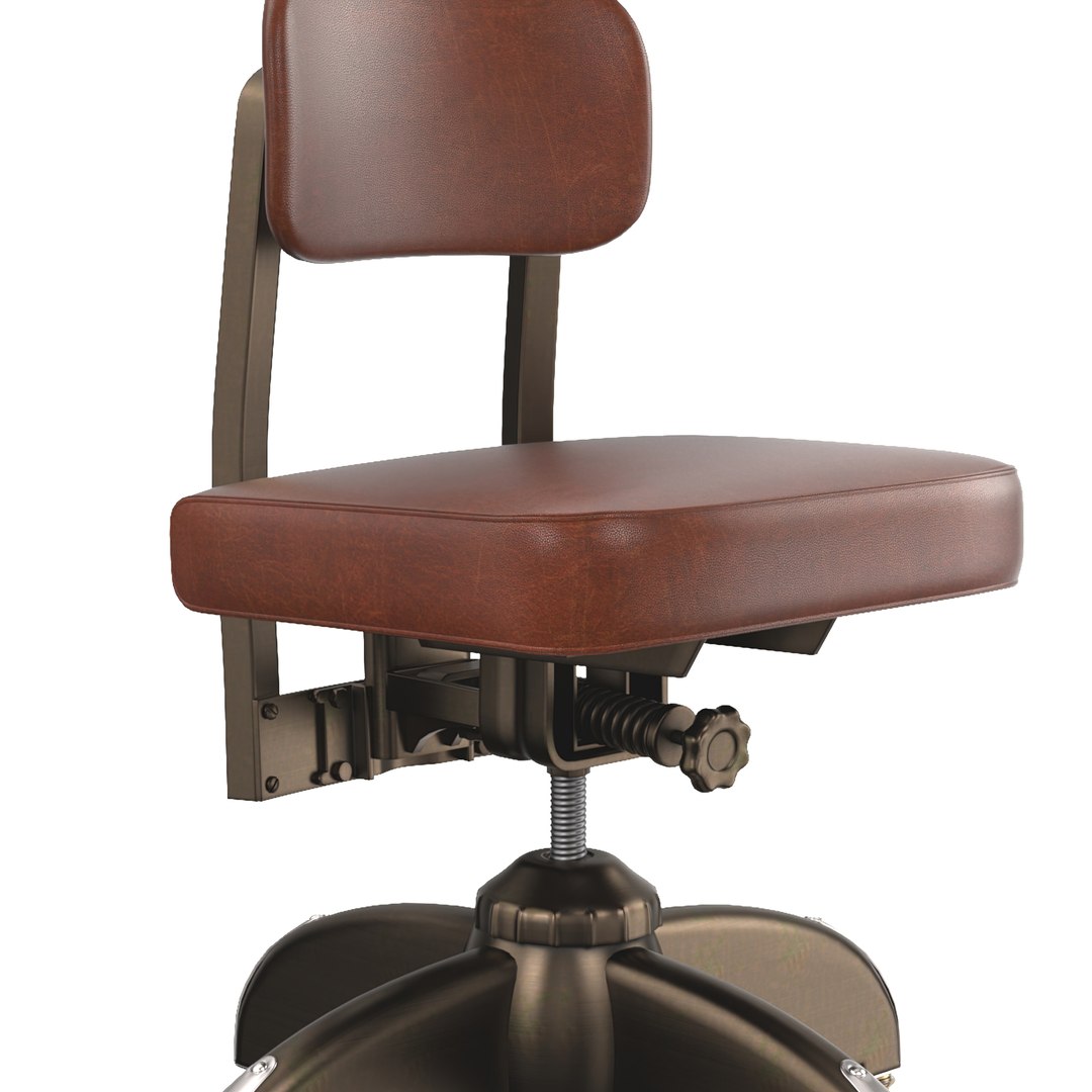 Industrial Swivel Desk Office Task Chair By Harter Model - TurboSquid ...