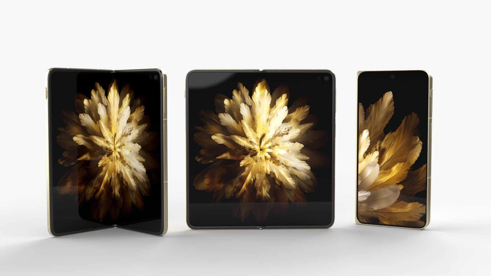 3D OPPO Find N3 All Colors Animated - TurboSquid 2147356