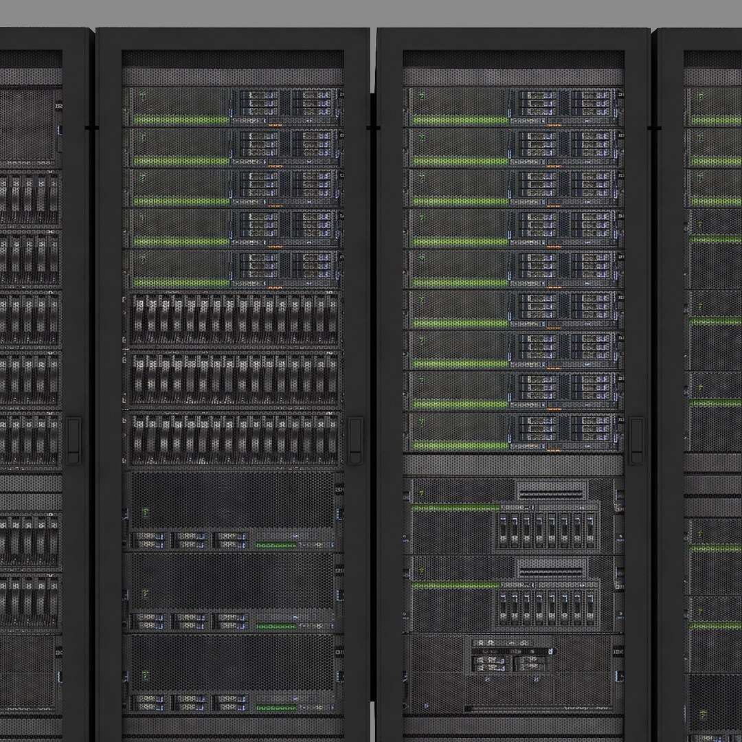 Server Racks - Ibm 3d Model