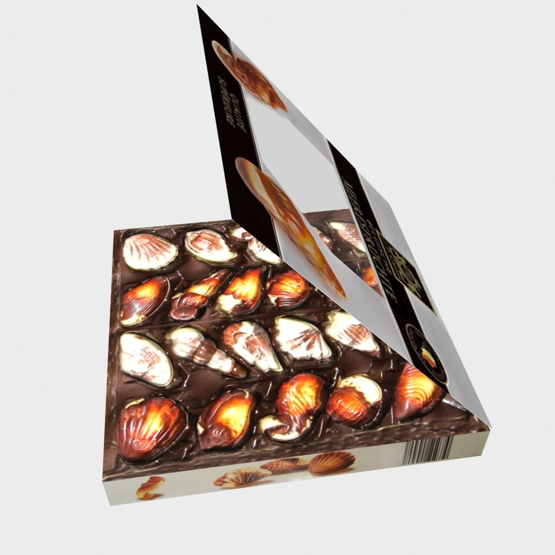3D belgian chocolate model - TurboSquid 1210443