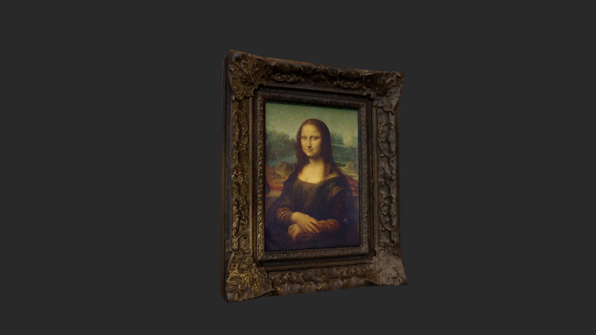 3D model mona lisa - TurboSquid 1450615