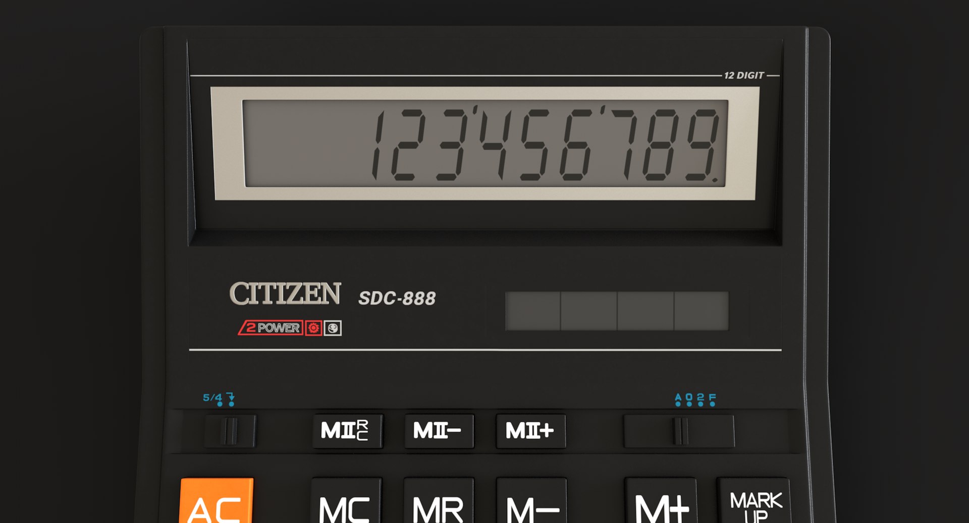 Realistic Citizen Calculator Sdc-888 3D Model - TurboSquid 1283586