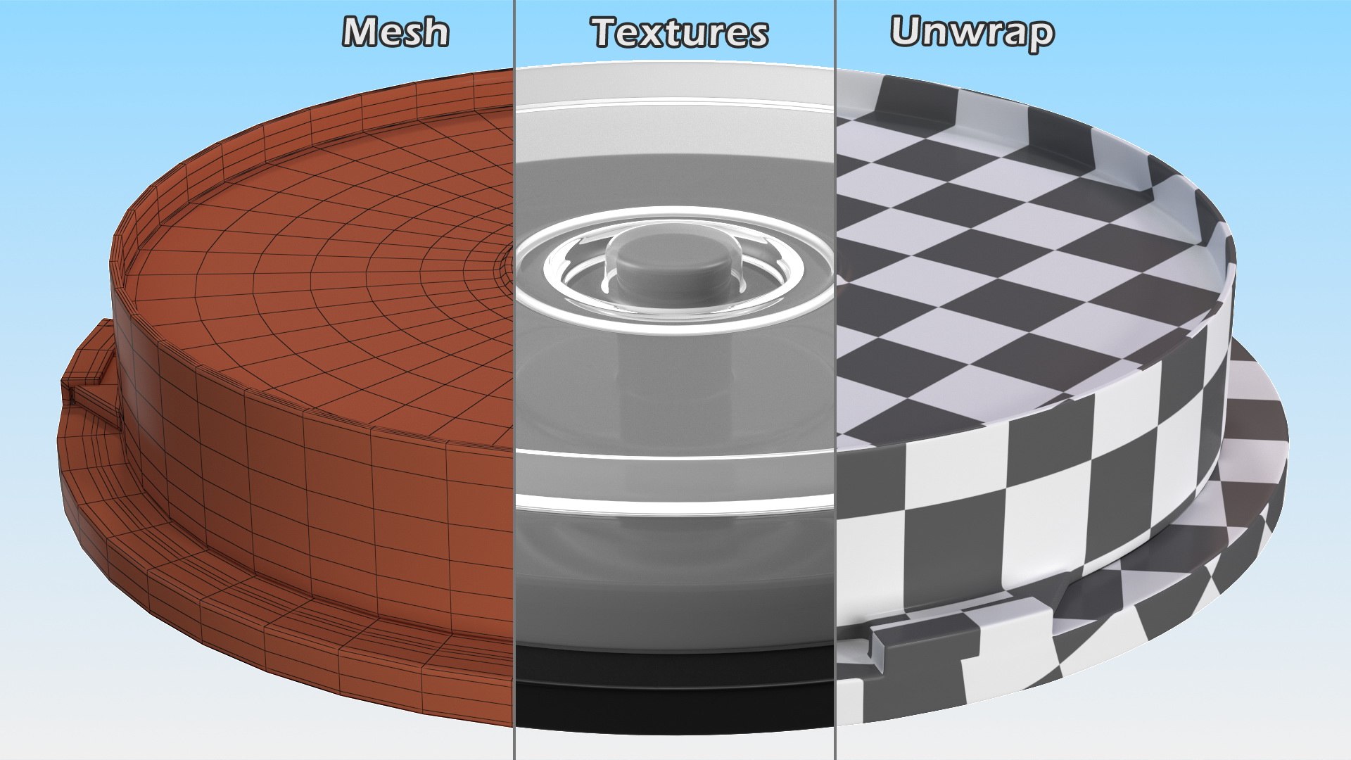 3D CD DVD Spindle Cake Box For 10 Discs Empty Model - TurboSquid 1830068