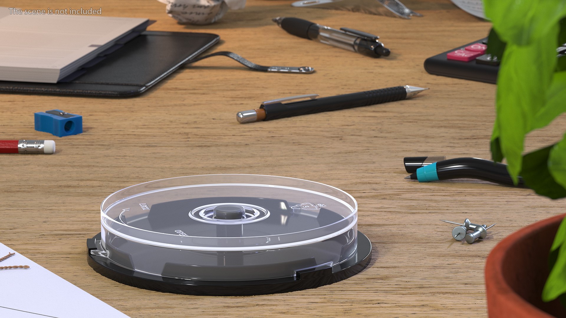 3D CD DVD Spindle Cake Box For 10 Discs Empty Model - TurboSquid 1830068