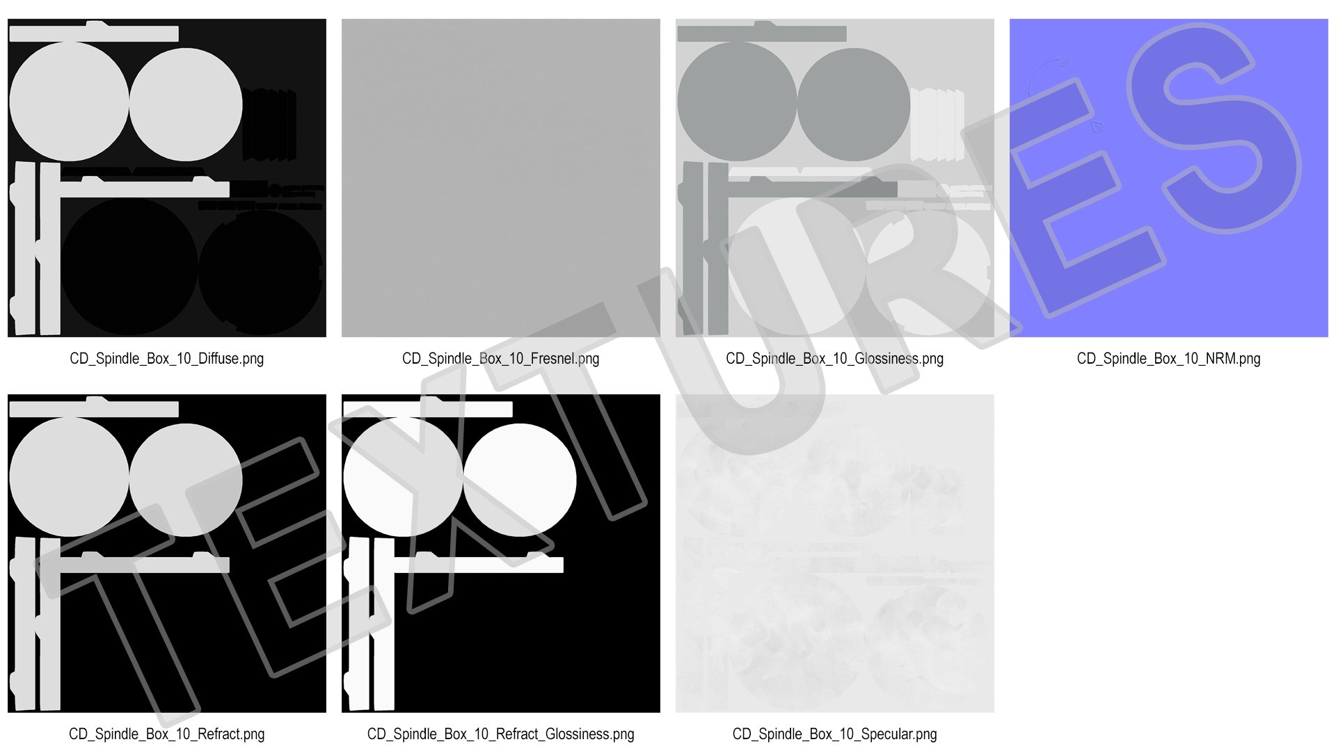 3D CD DVD Spindle Cake Box For 10 Discs Empty Model - TurboSquid 1830068