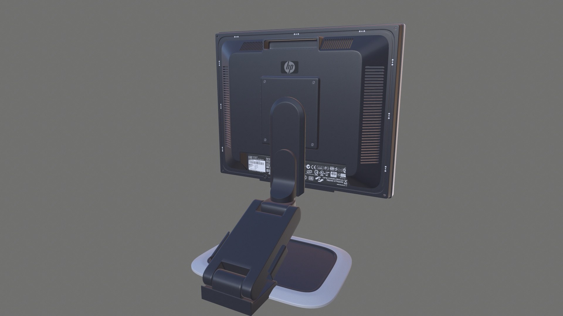 HP Compaq Monitor 3D - TurboSquid 2023330