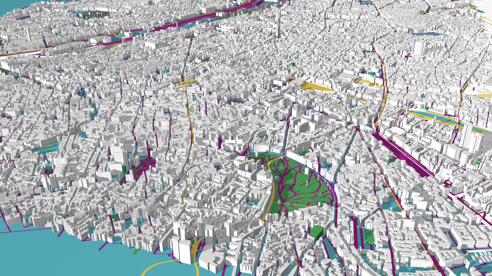 3D Paris City Model - TurboSquid 1763088