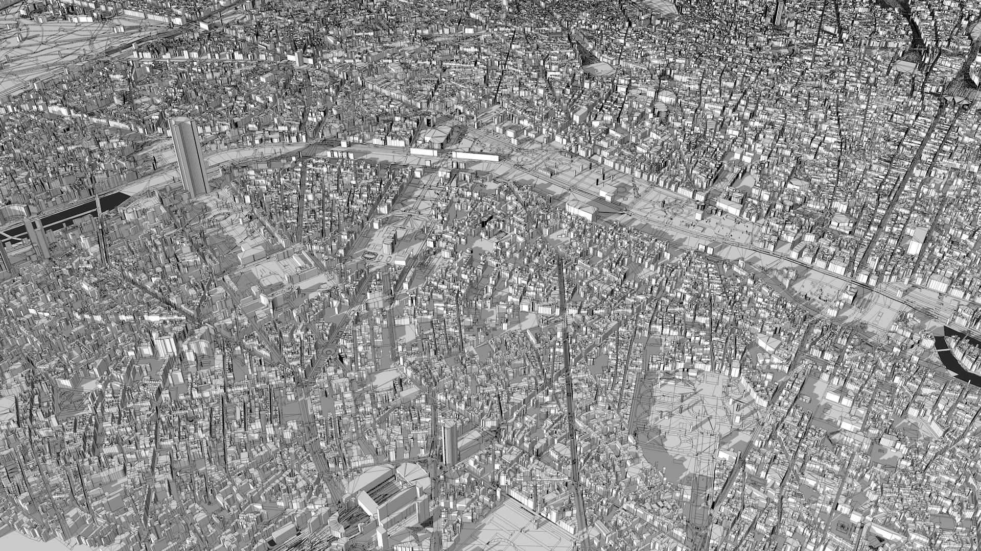 3D Paris City Model - TurboSquid 1763088