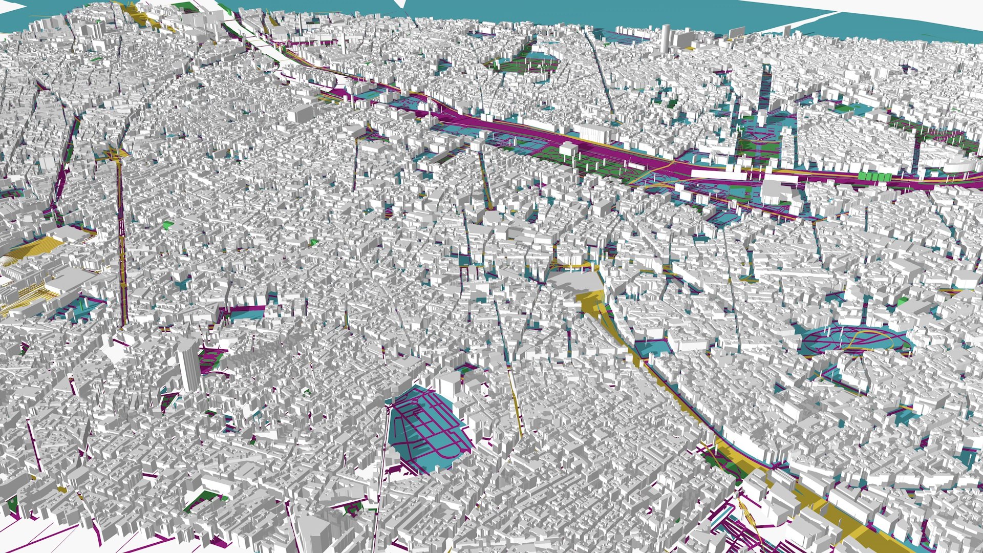 3D Paris City Model - TurboSquid 1763088