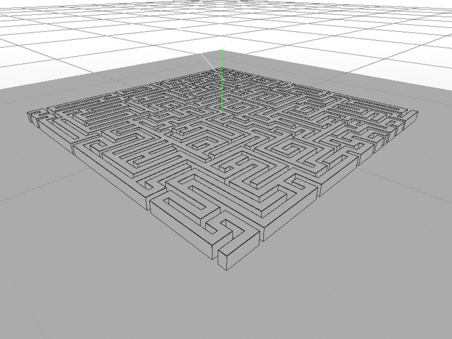 Square Maze 3D Model - TurboSquid 1208044