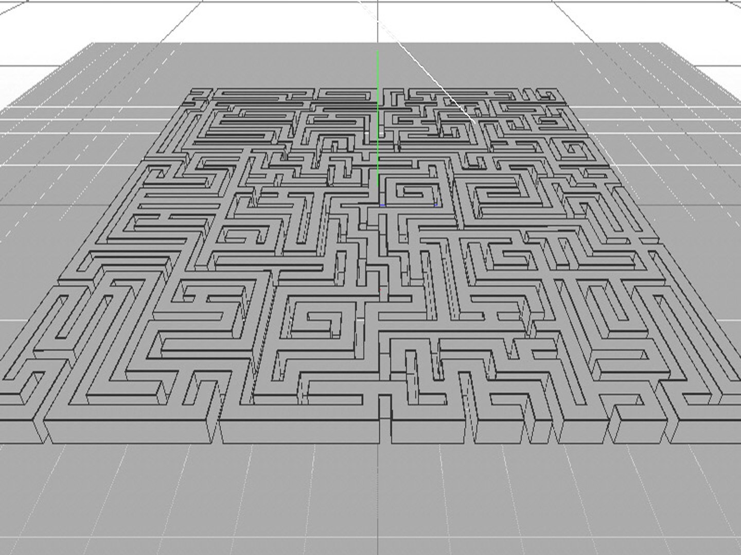 Square Maze 3D Model - TurboSquid 1208044