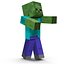 Minecraft Zombie Rigged 3d Model