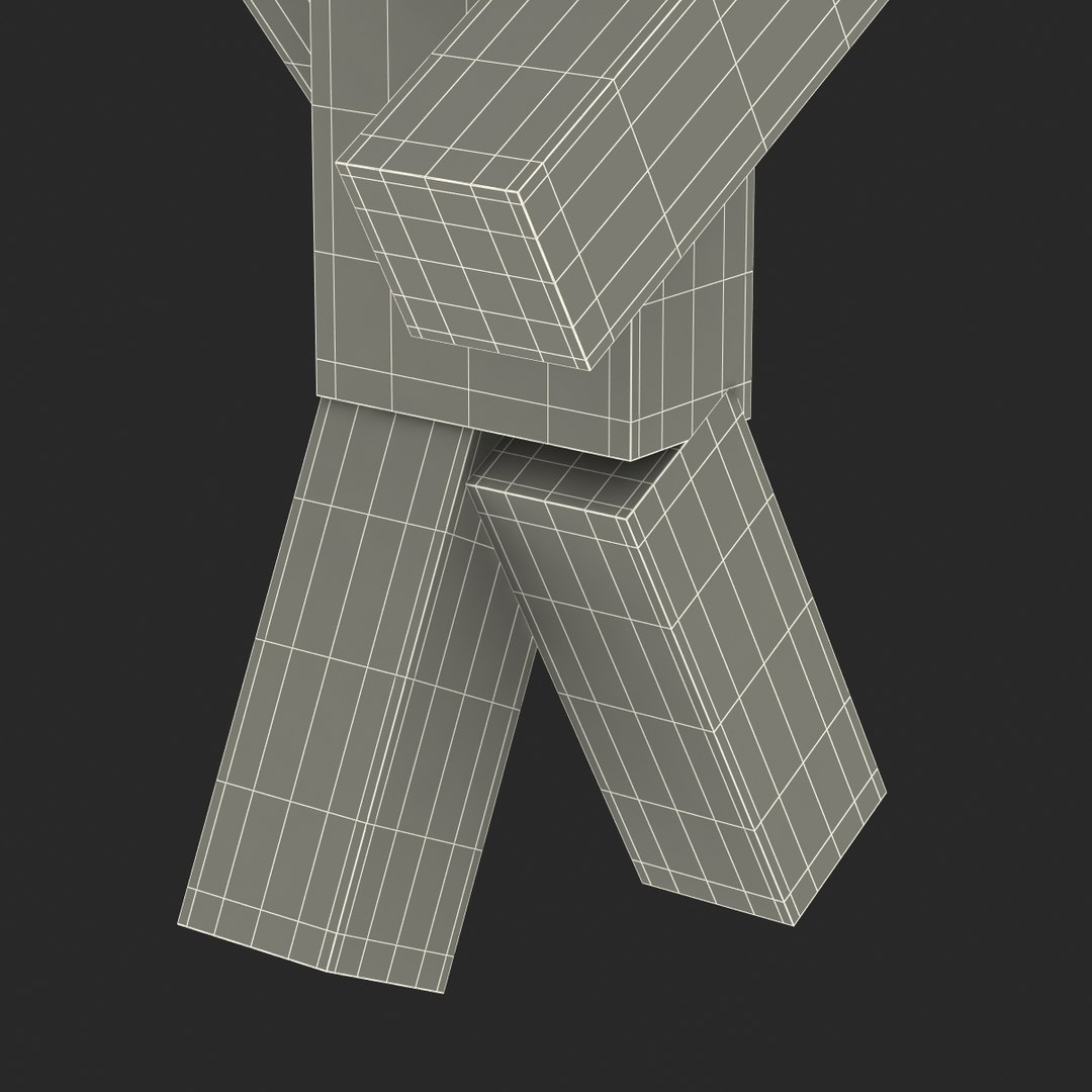 Minecraft Zombie Rigged 3d Model