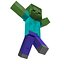 Minecraft Zombie Rigged 3d Model