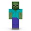 Minecraft Zombie Rigged 3d Model