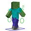 Minecraft Zombie Rigged 3d Model