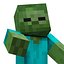 Minecraft Zombie Rigged 3d Model