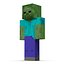 Minecraft Zombie Rigged 3d Model