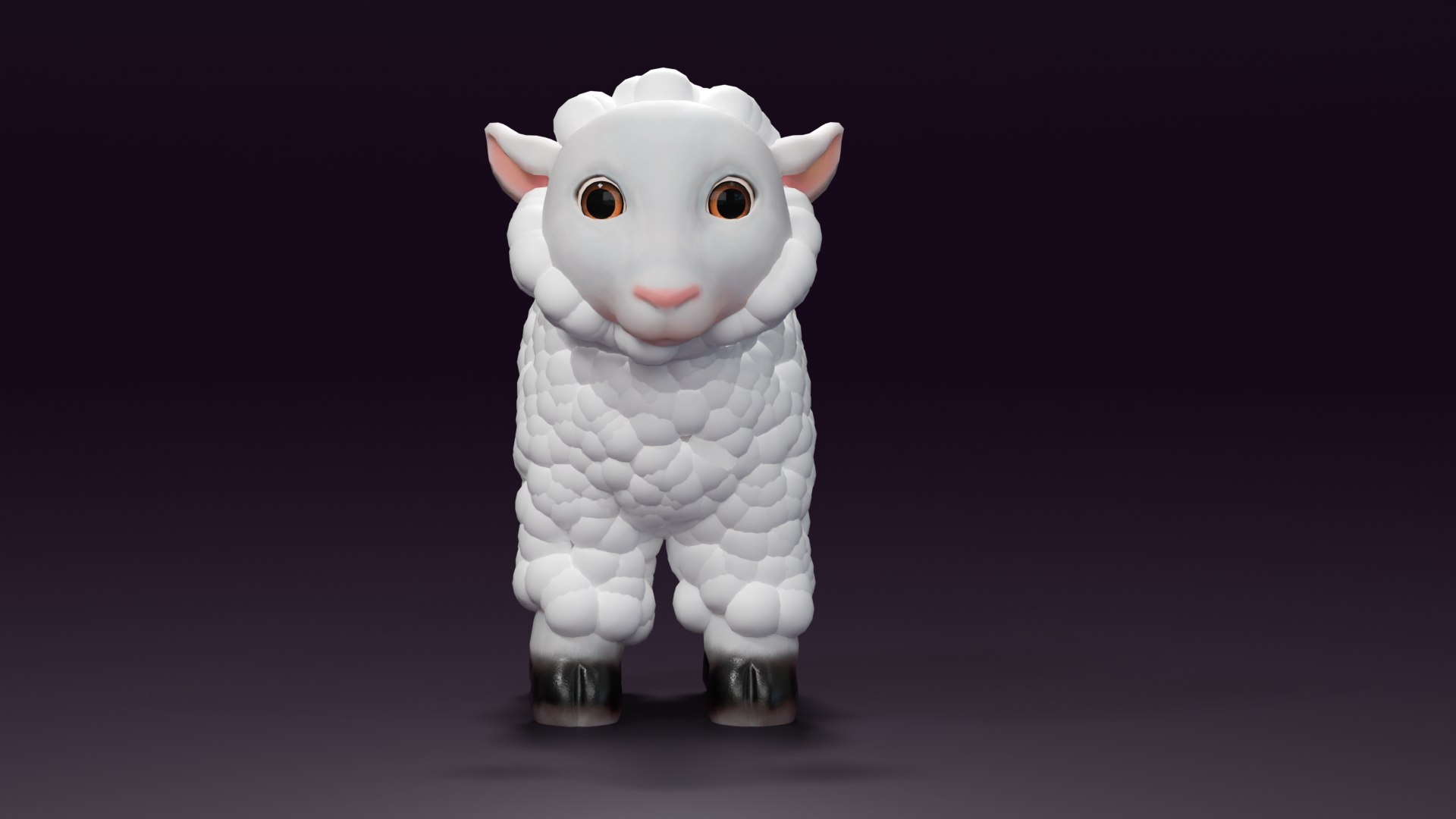 3D Model Cartoon Sheep Rigged Low-poly - TurboSquid 2245933