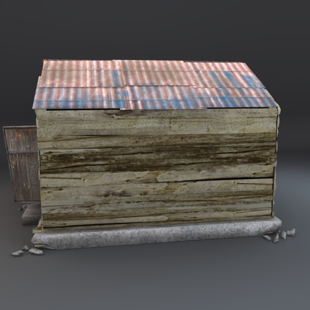 Old Abandoned Shack 3d Model