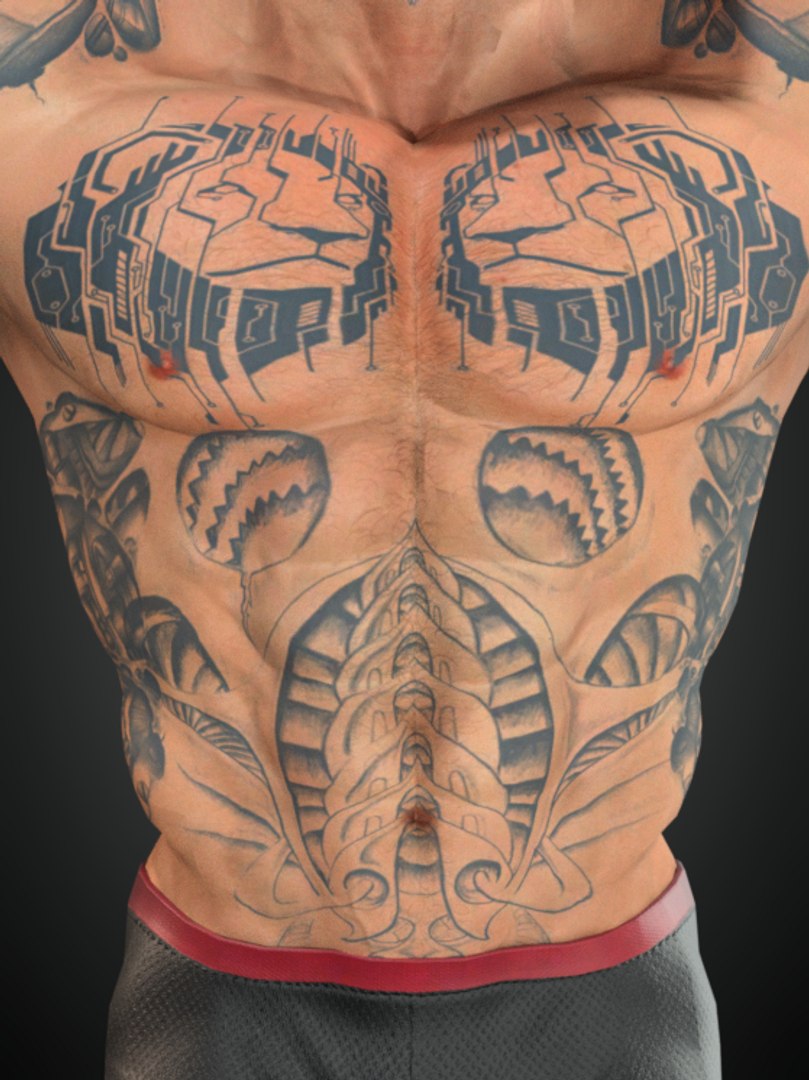 3D Realistic Rigged Muscula Man-Vima Character 3D Model model ...