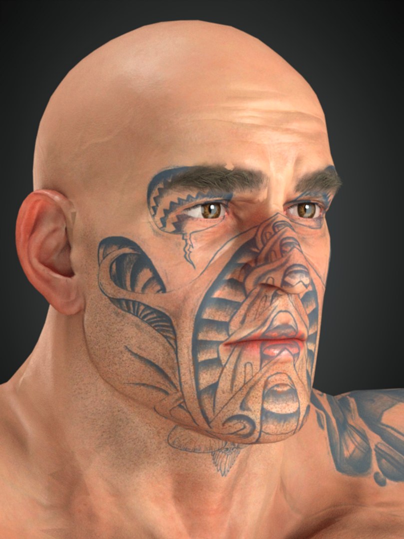 3D Realistic Rigged Muscula Man-Vima Character 3D Model Model ...