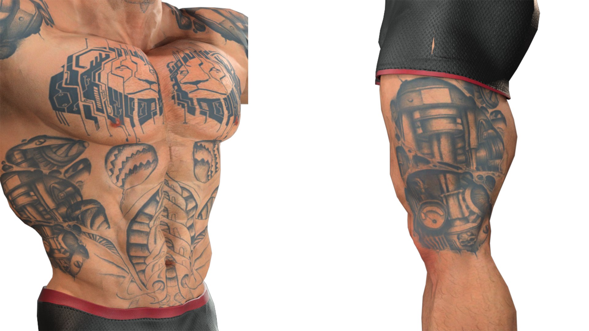 3D Realistic Rigged Muscula Man-Vima Character 3D Model model ...