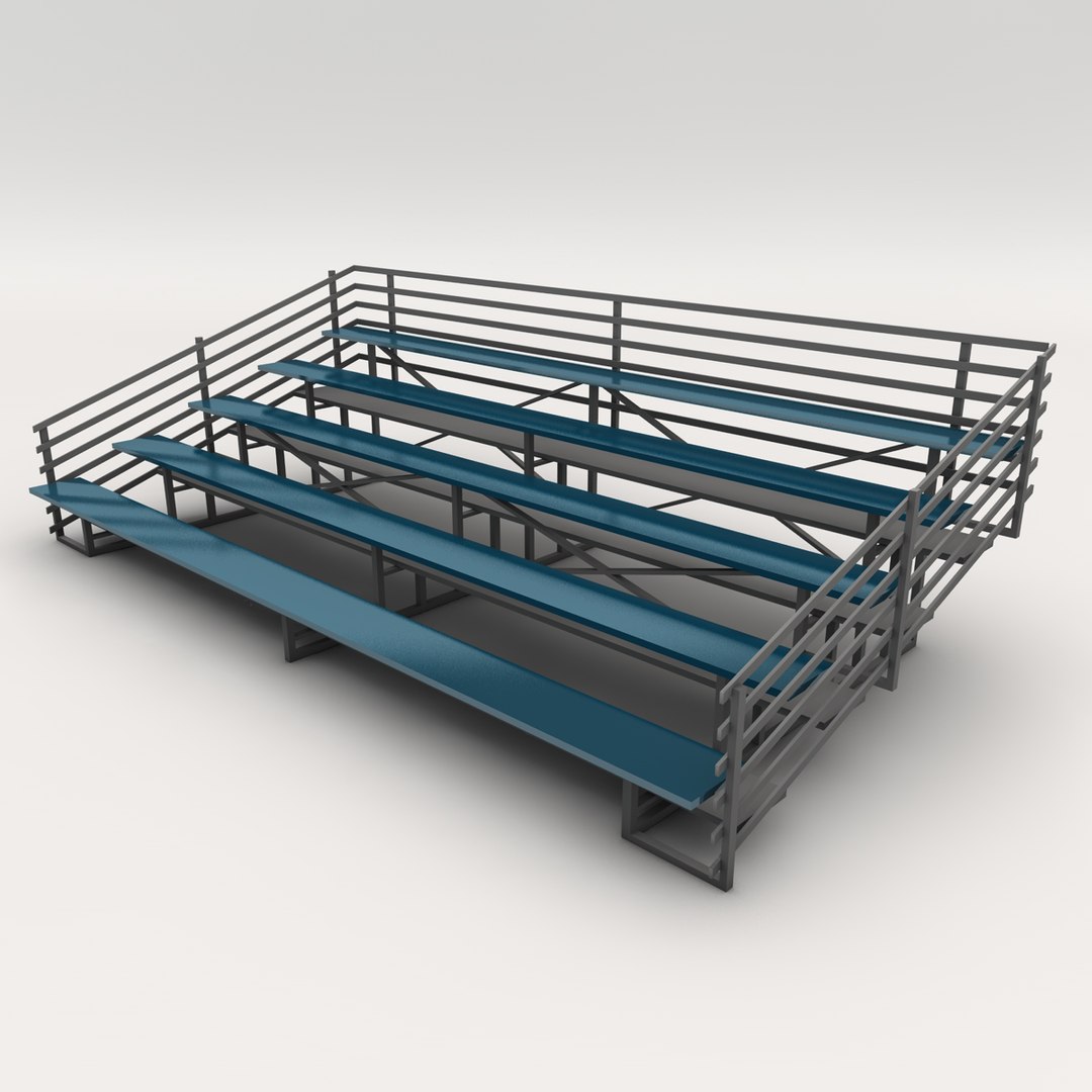 Bleachers 3d Obj