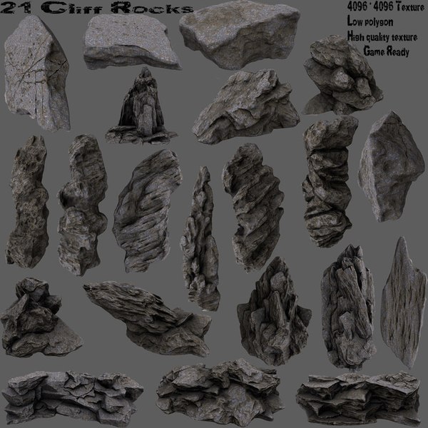 rock 3d model