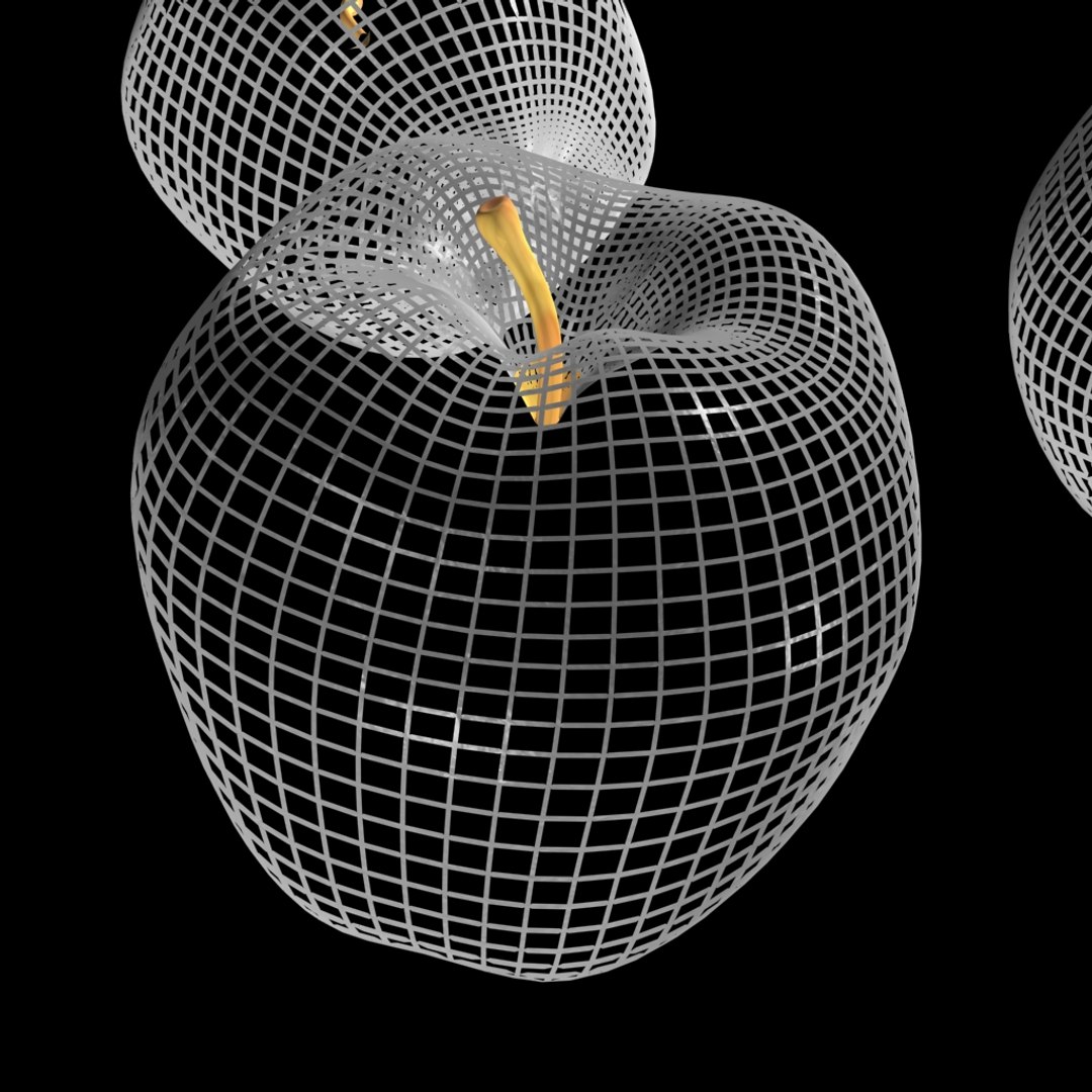 Apple 3 3d Model
