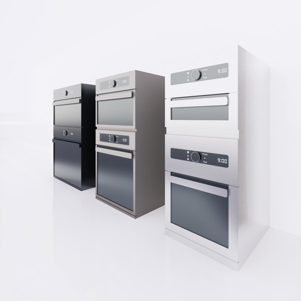 modelo 3d Microondas y horno - Familia Revit paramétrica completa ...