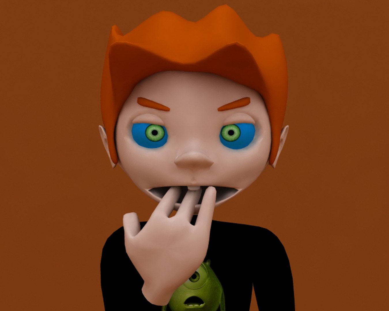 Poquito Character 3d Model