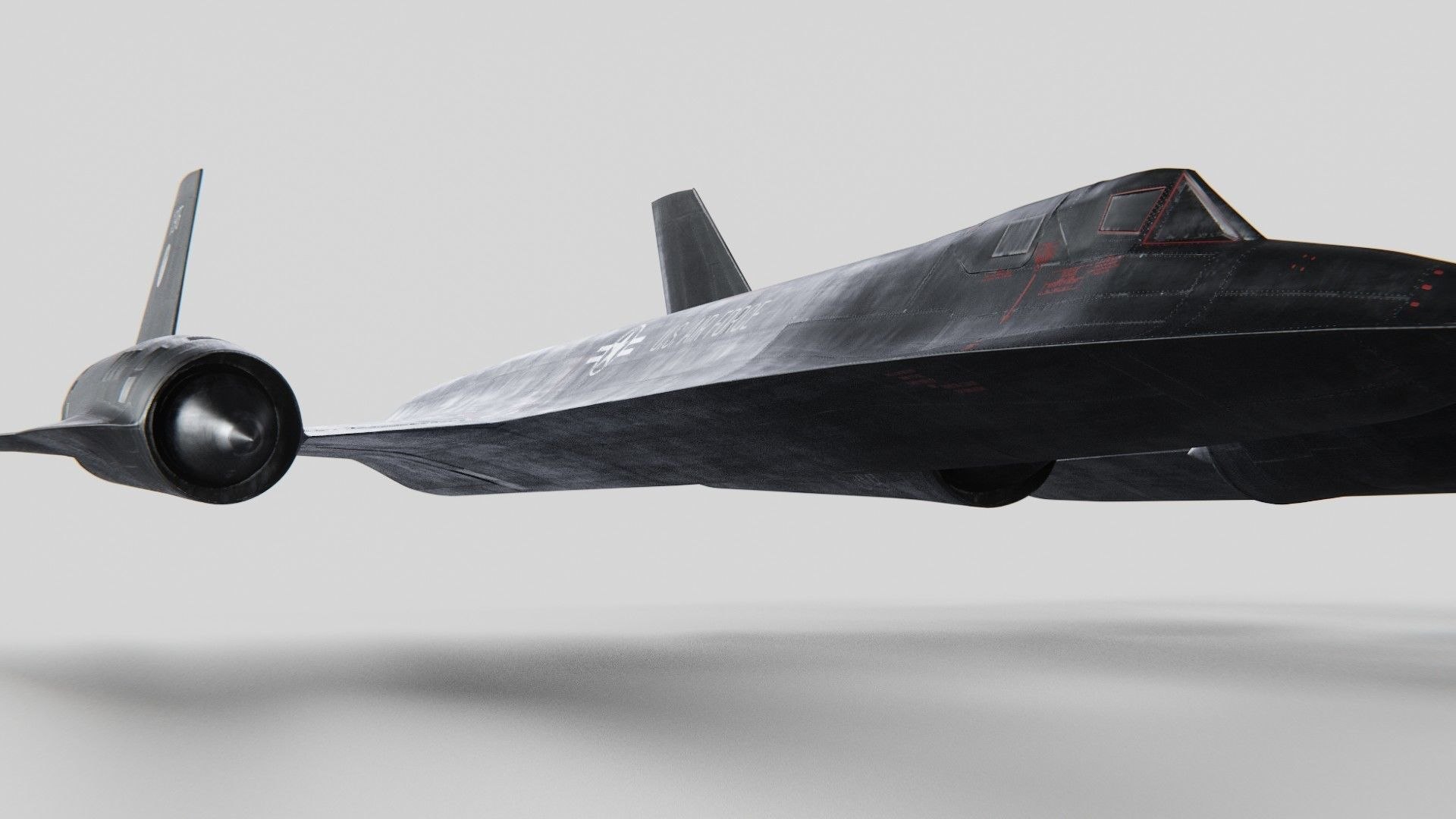 3D Lockheed Sr 71 Blackbird Exterior - TurboSquid 2108295