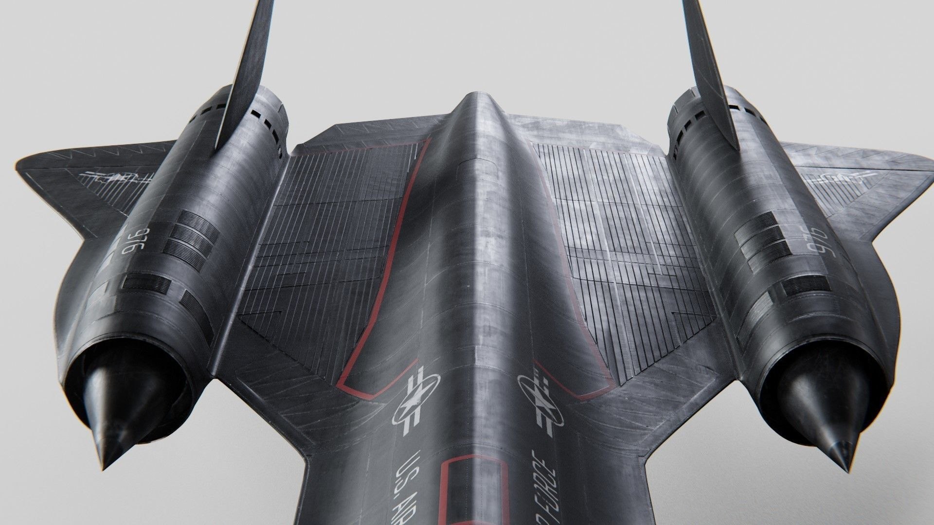 3D Lockheed Sr 71 Blackbird Exterior - TurboSquid 2108295