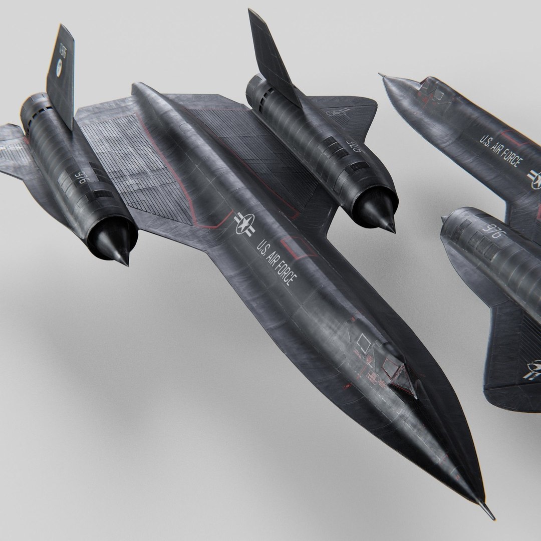 3D Lockheed Sr 71 Blackbird Exterior - TurboSquid 2108295