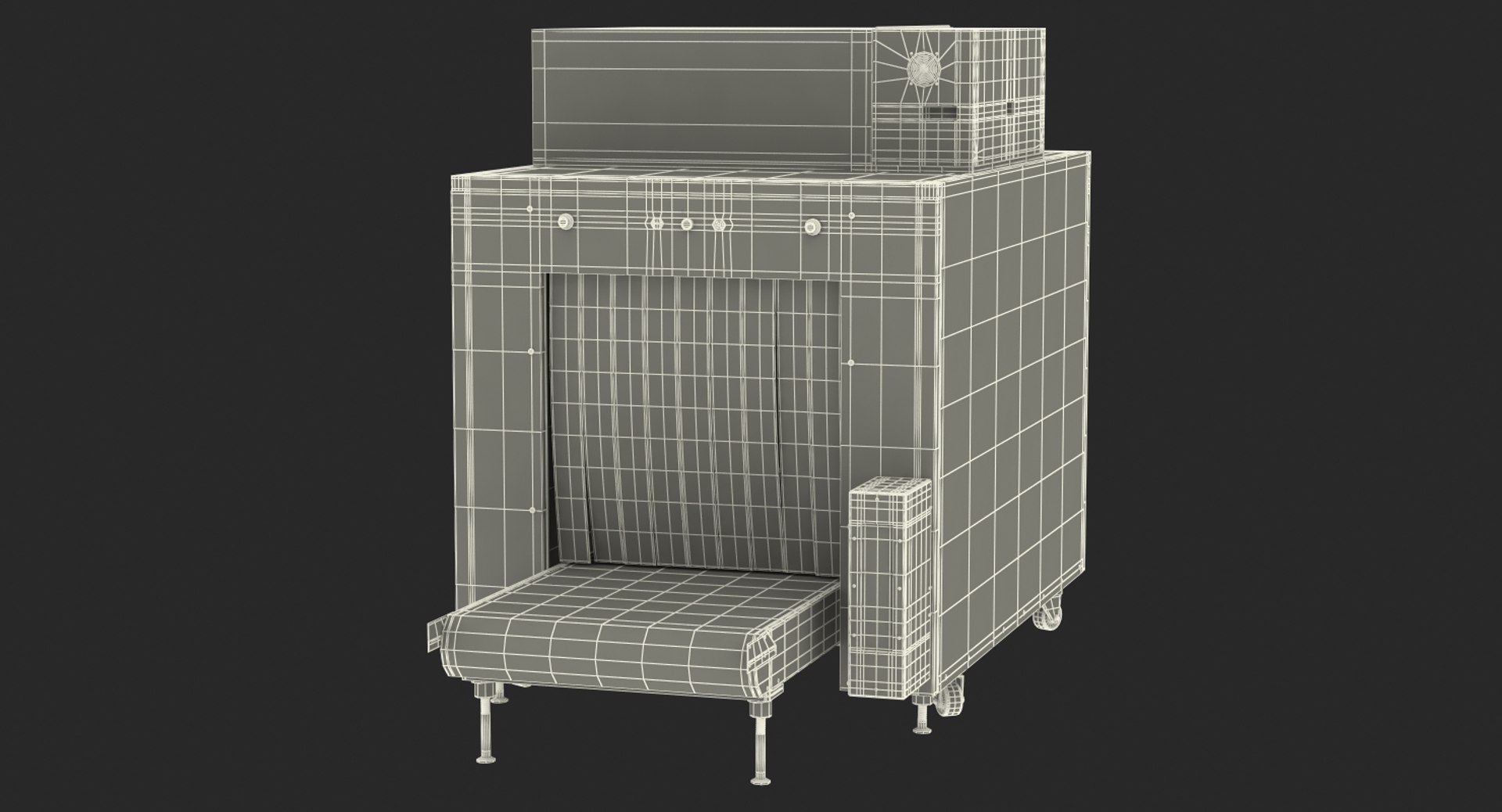 3D Xray Luggage Scanner Machine - TurboSquid 1291897