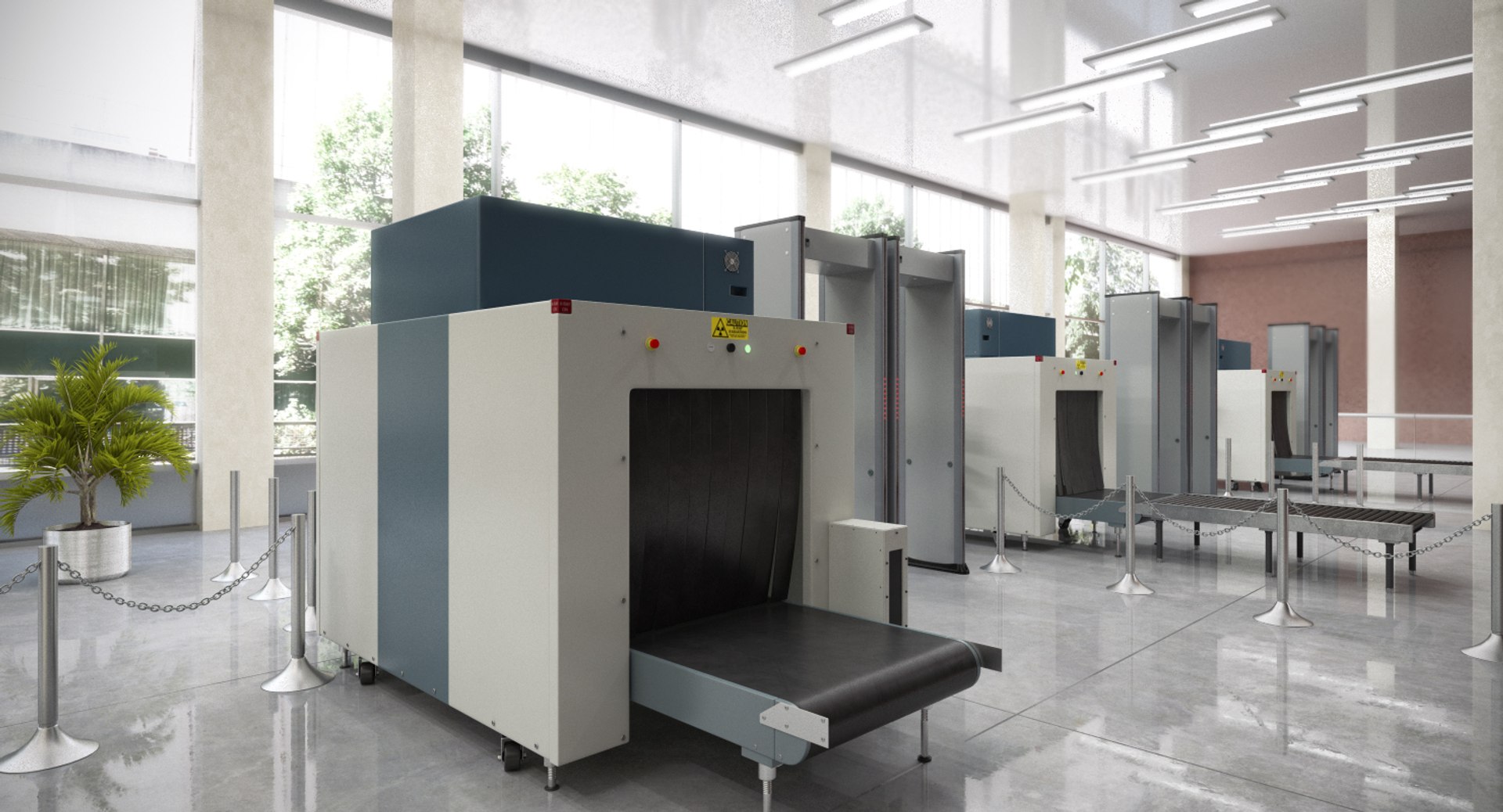 3D Xray Luggage Scanner Machine - TurboSquid 1291897