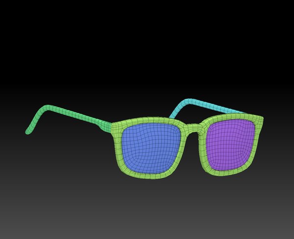 free glasses 3d model