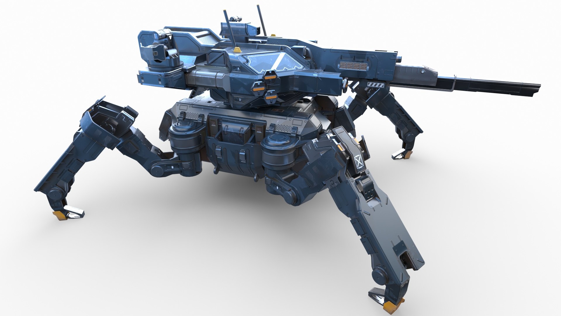 3D Siege Mech 3D - TurboSquid 1945357