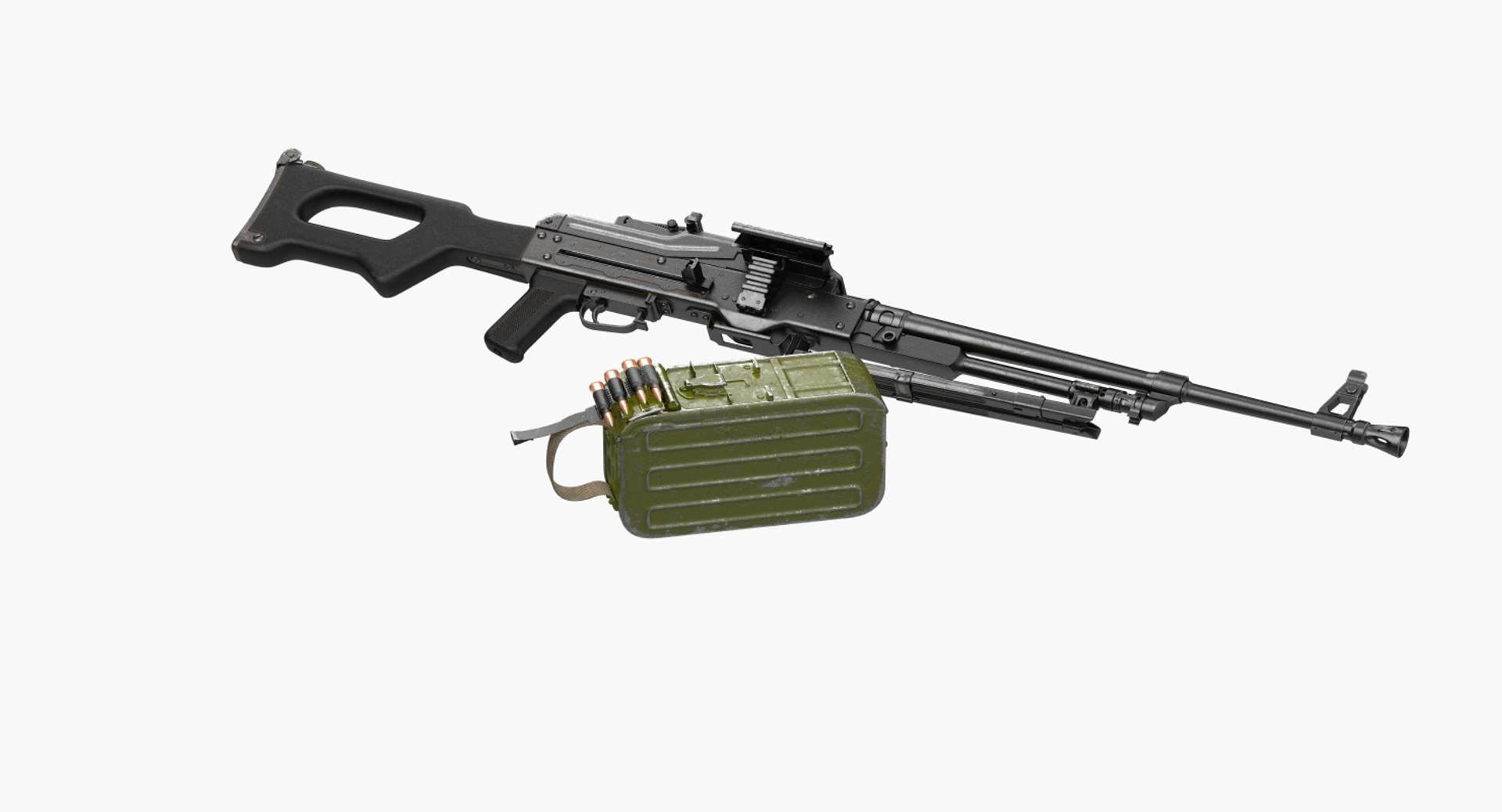 max machine gun pkm ammunition box