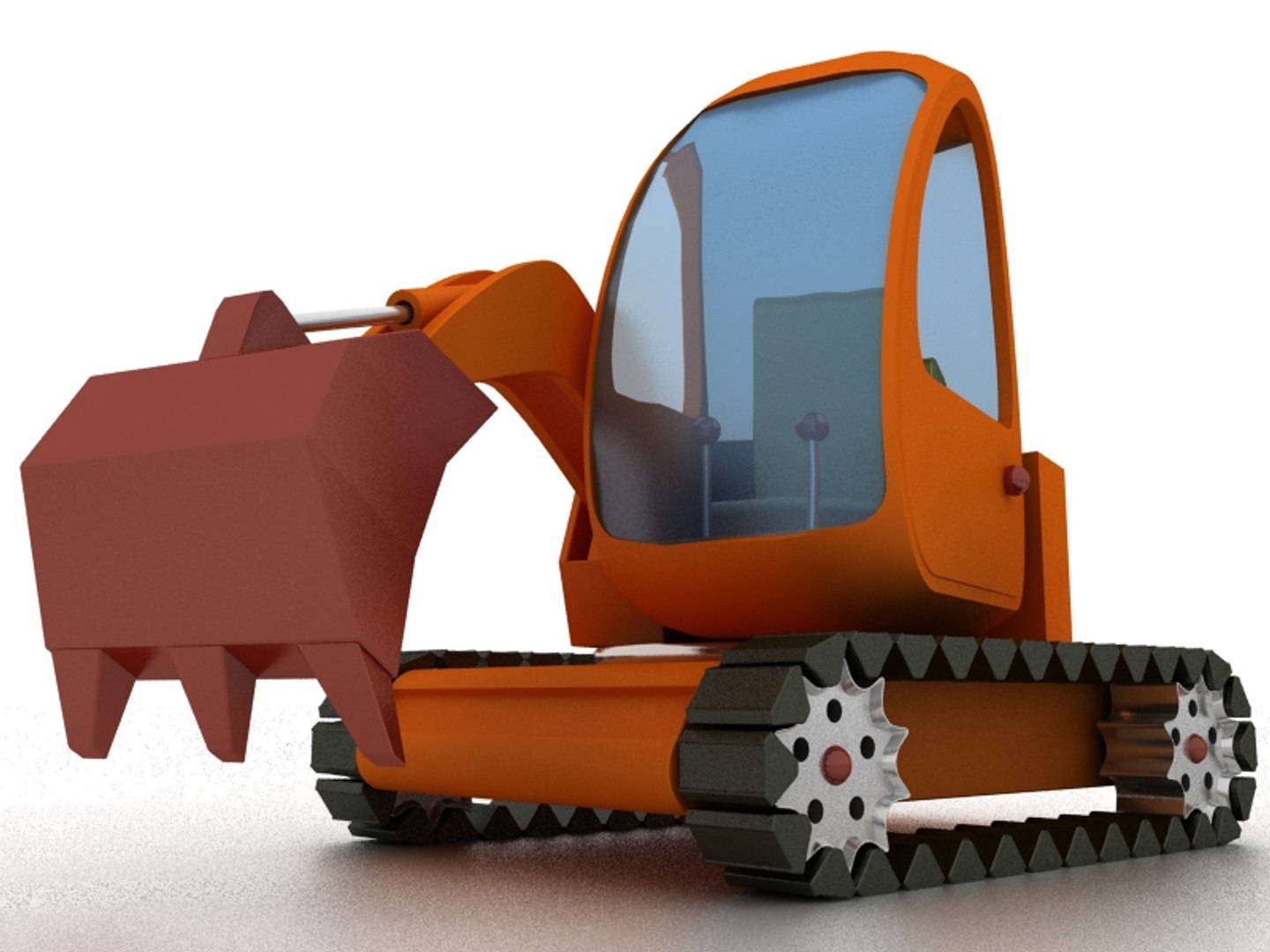 3d Model Excavator