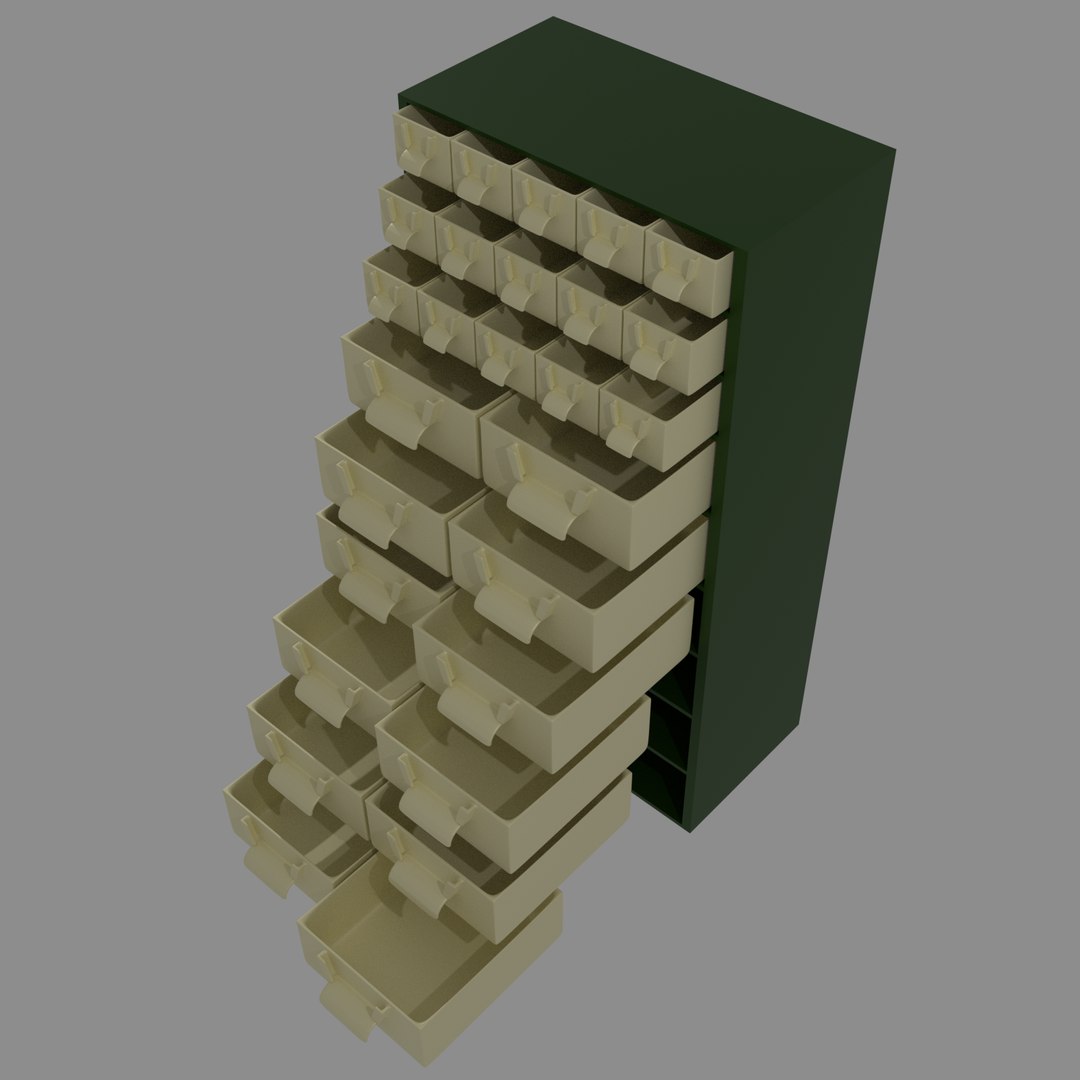 3D Office Cabinet - TurboSquid 1562400