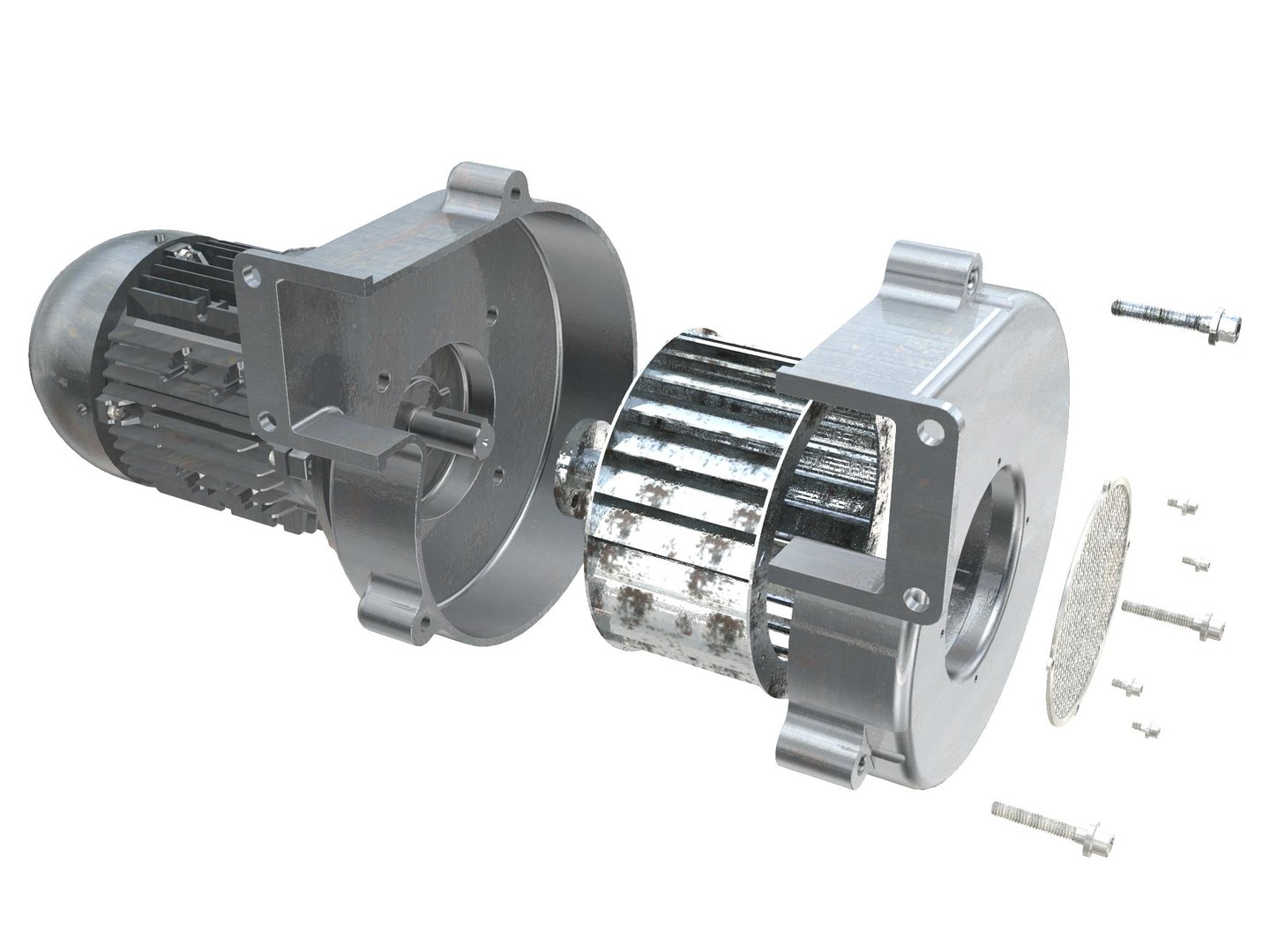 3D Industrial Blower Fan Animation - TurboSquid 1307891