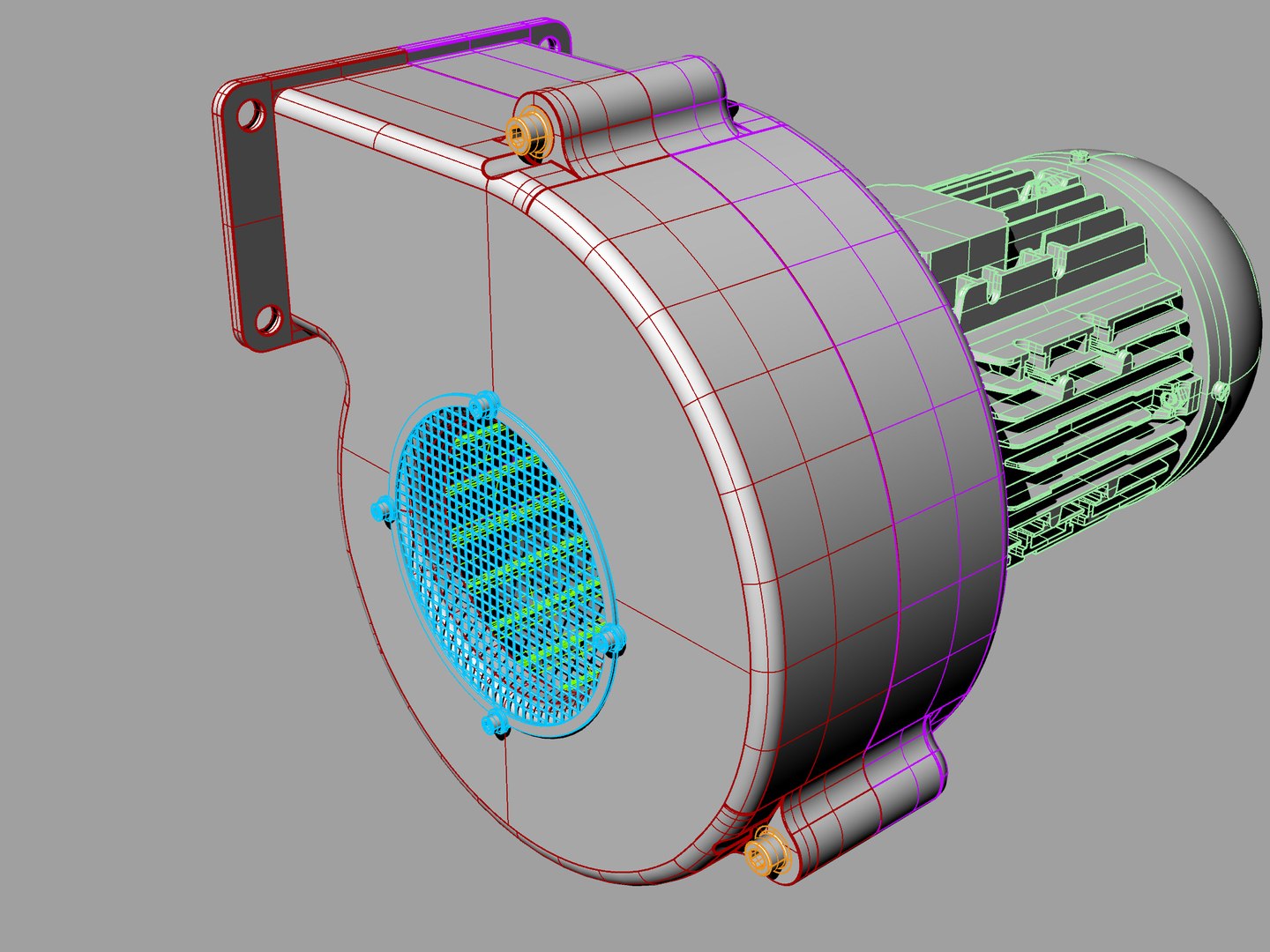 3D Industrial Blower Fan Animation - TurboSquid 1307891